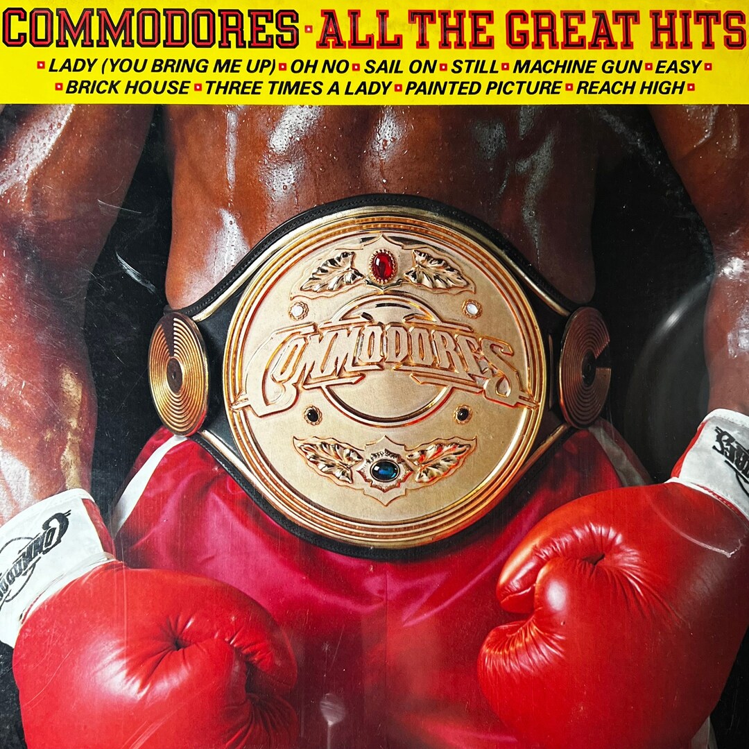 Vintage 70s Soul COMMODORES All the Great Hits Record Album Still ...