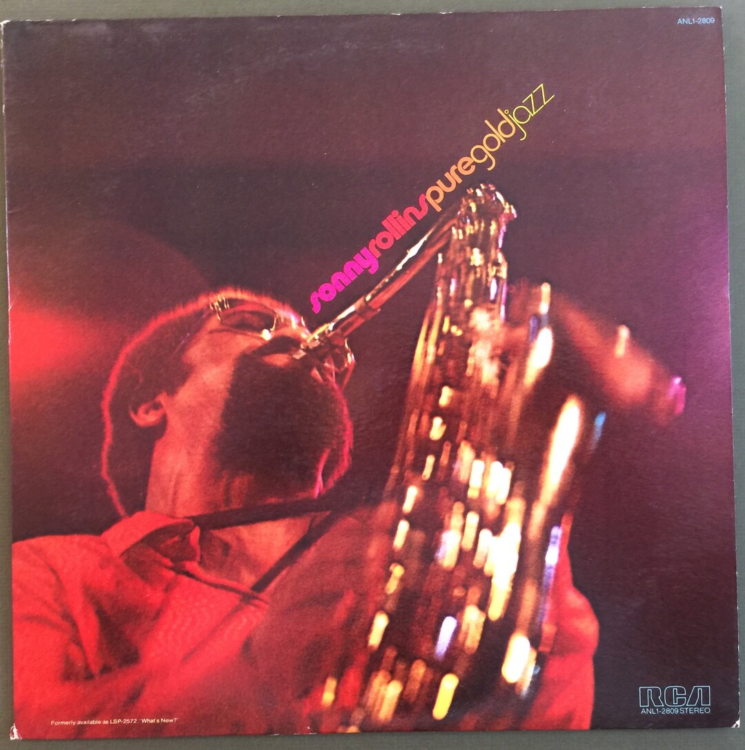 Vintage 70s Jazz SONNY ROLLINS Pure Gold Jazz Record Album Classic 60s ...
