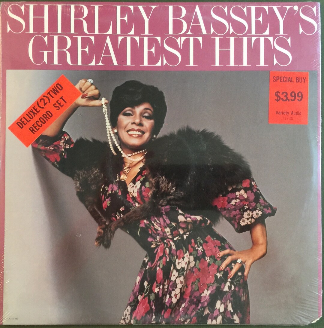 Vintage 70s Pop Vinyl SHIRLEY BASSEY Greatest Hits Double Record Album ...