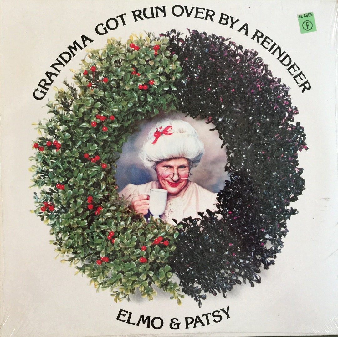 Original SEALED 80s Christmas Vinyl ELMO & PATSY Grandma Got Run Over ...