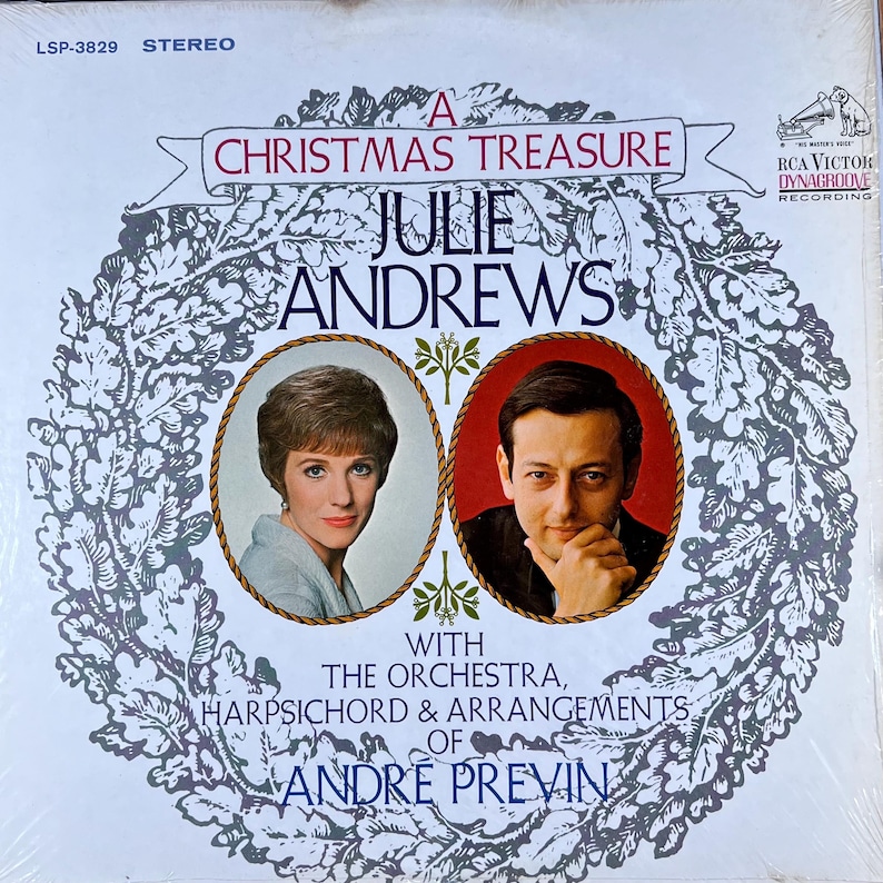 Vintage Holiday Vinyl JULIE ANDREWS A Christmas Treasure Record Album ...