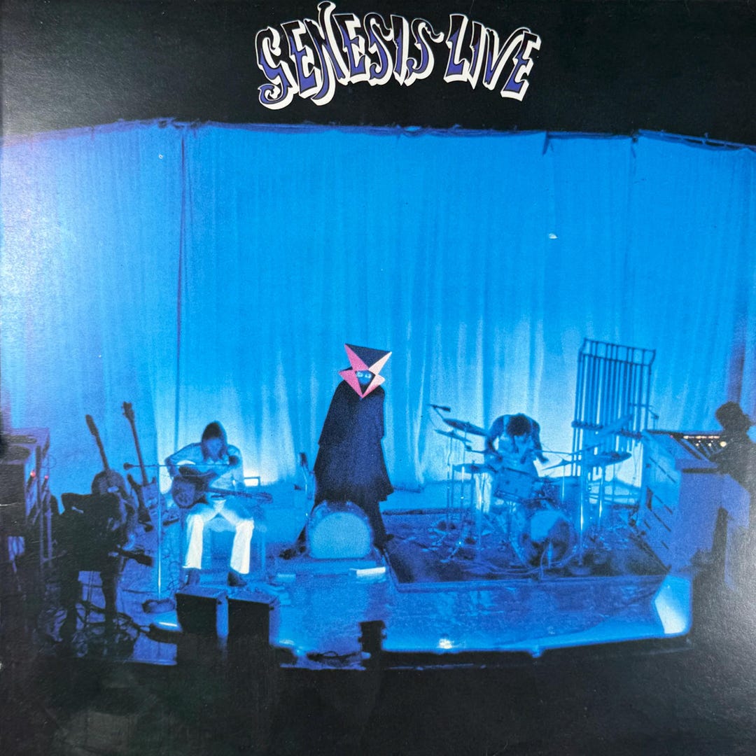 Vintage '73 GENESIS LIVE Record Album Classic 70s Prog Rock Vinyl Peter ...