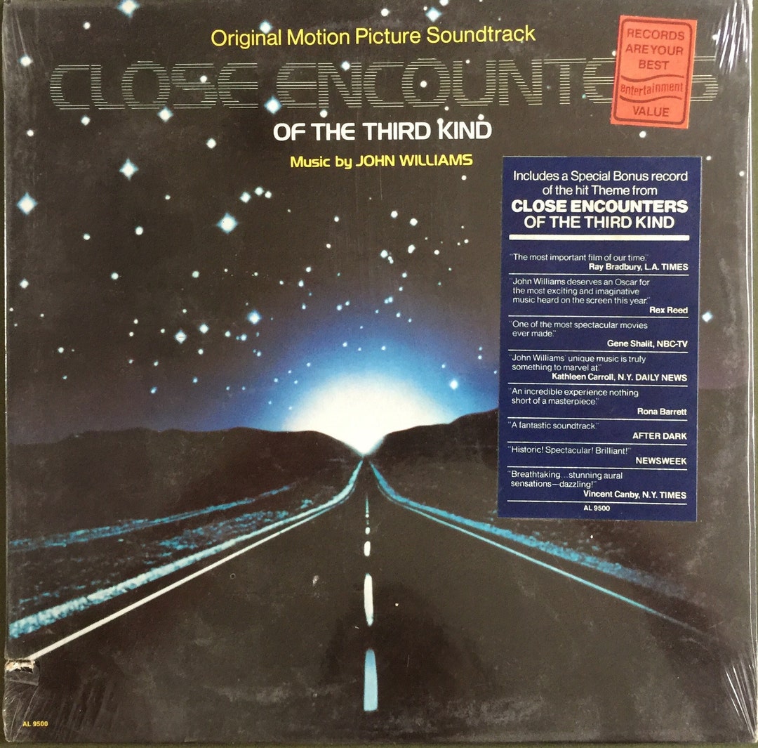 Original '77 CLOSE ENCOUNTERS of the Third Kind Soundtrack Record Album ...