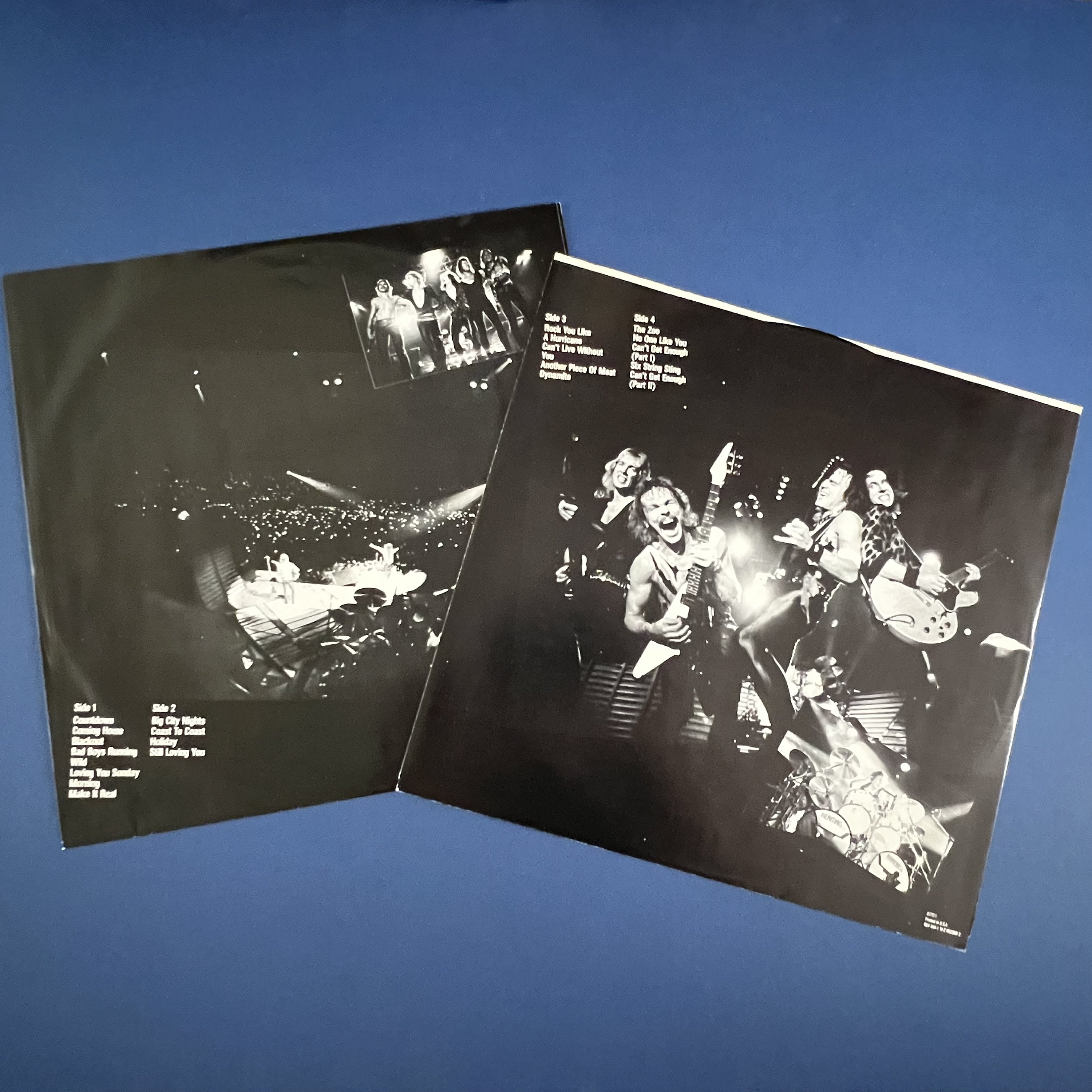 Original '85 SCORPIONS World Wide Live Double Record Album 80s Metal ...