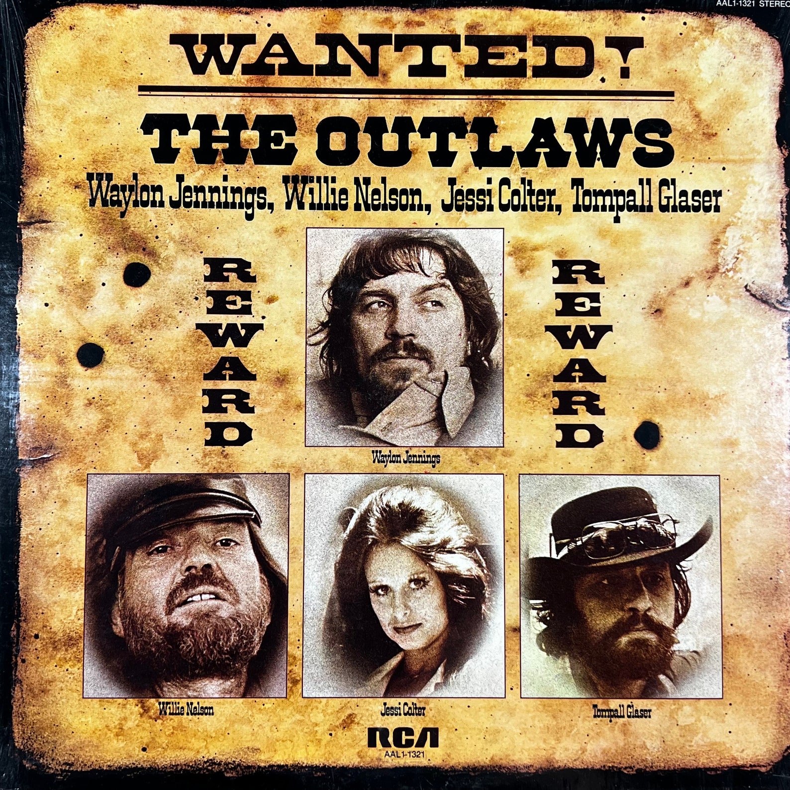 Vintage Sealed '70s Vinyl WANTED THE OUTLAWS! Record Album Willie ...