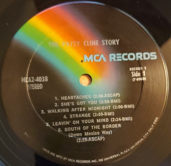 Classic 60s Country the PATSY CLINE Story Double Record Album - Etsy