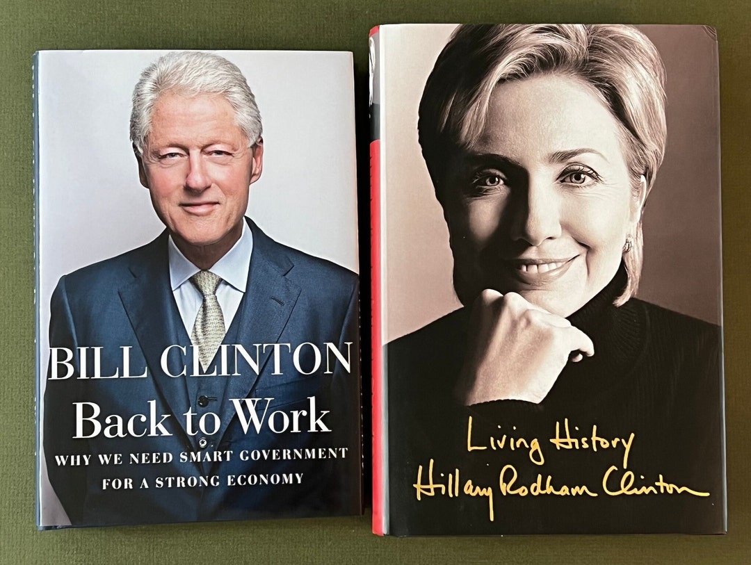 President Bill Clinton and Hillary Clinton SET of SIGNED Hardcover ...