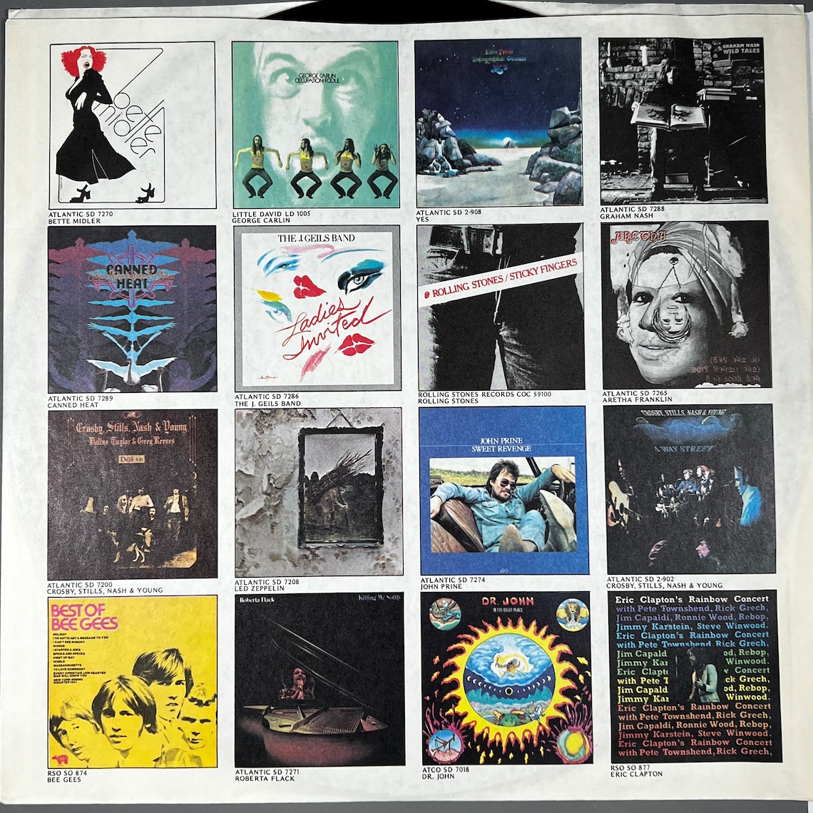 Original '73 Emerson Lake & Palmer Brain Salad Surgery Record Album ...