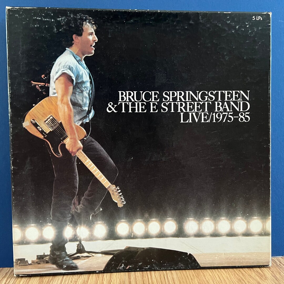 Original '86 BRUCE SPRINGSTEEN Live 1975-85 5 Record Album Box Set ...