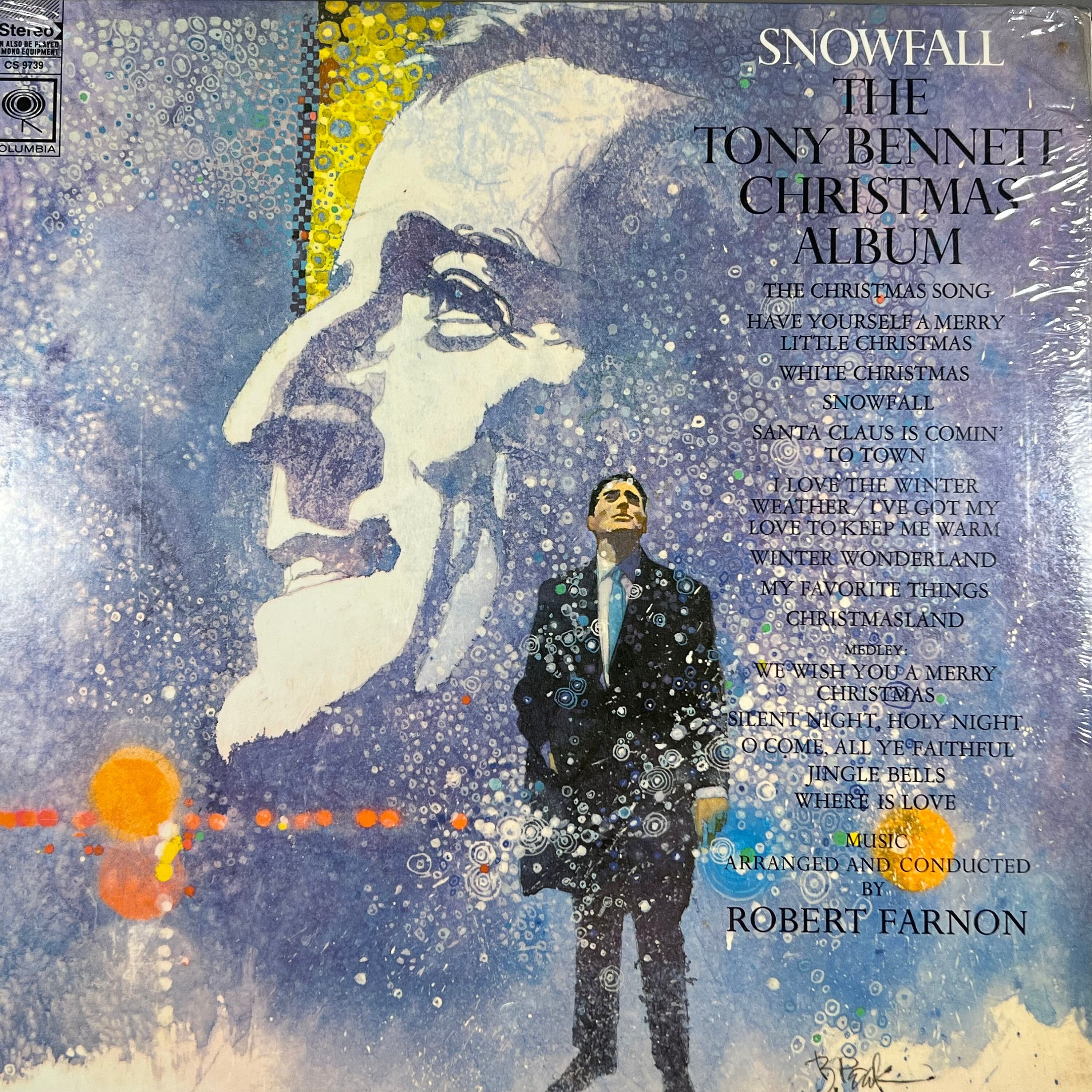 Original 60s Vinyl TONY BENNETT Snowfall the Christmas Album CLASSIC ...