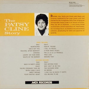 Classic 60s Country the PATSY CLINE Story Double Record Album Set 50s ...