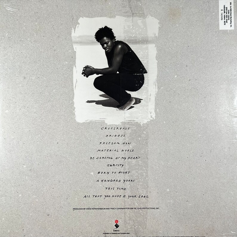 Original SEALED '89 Folk Rock Vinyl TRACY CHAPMAN Crossroads Record ...