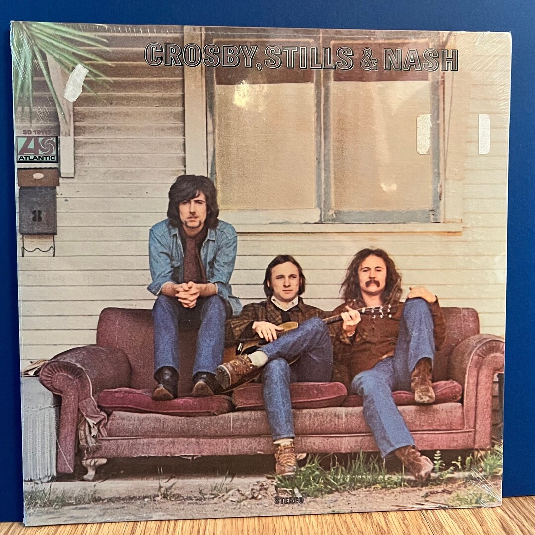 Vintage ‘69 Folk Rock Vinyl Crosby Stills & Nash Self Titled Record ...