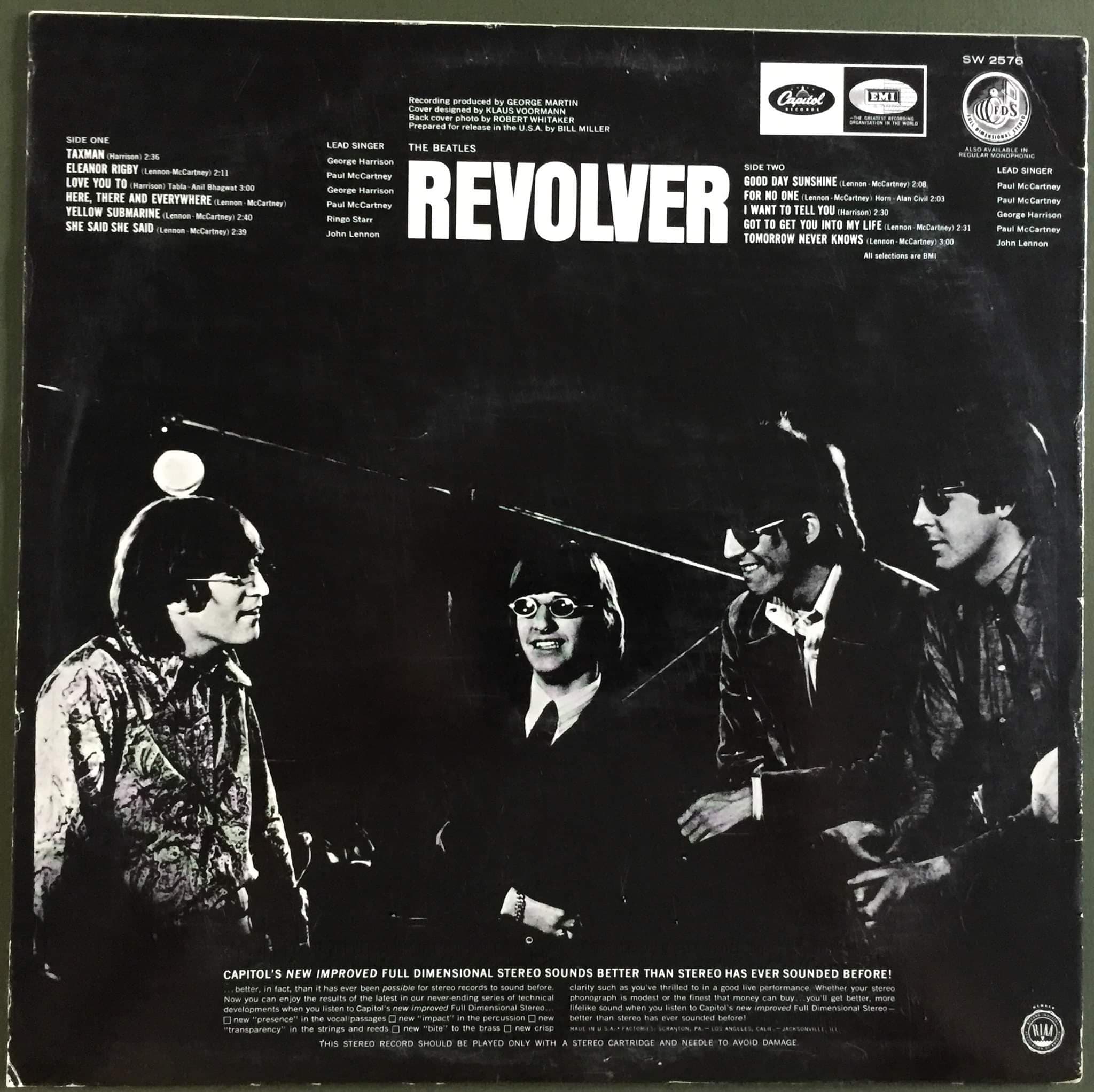 Vintage Vinyl The Beatles Revolver Lp Record Album Capitol Etsy