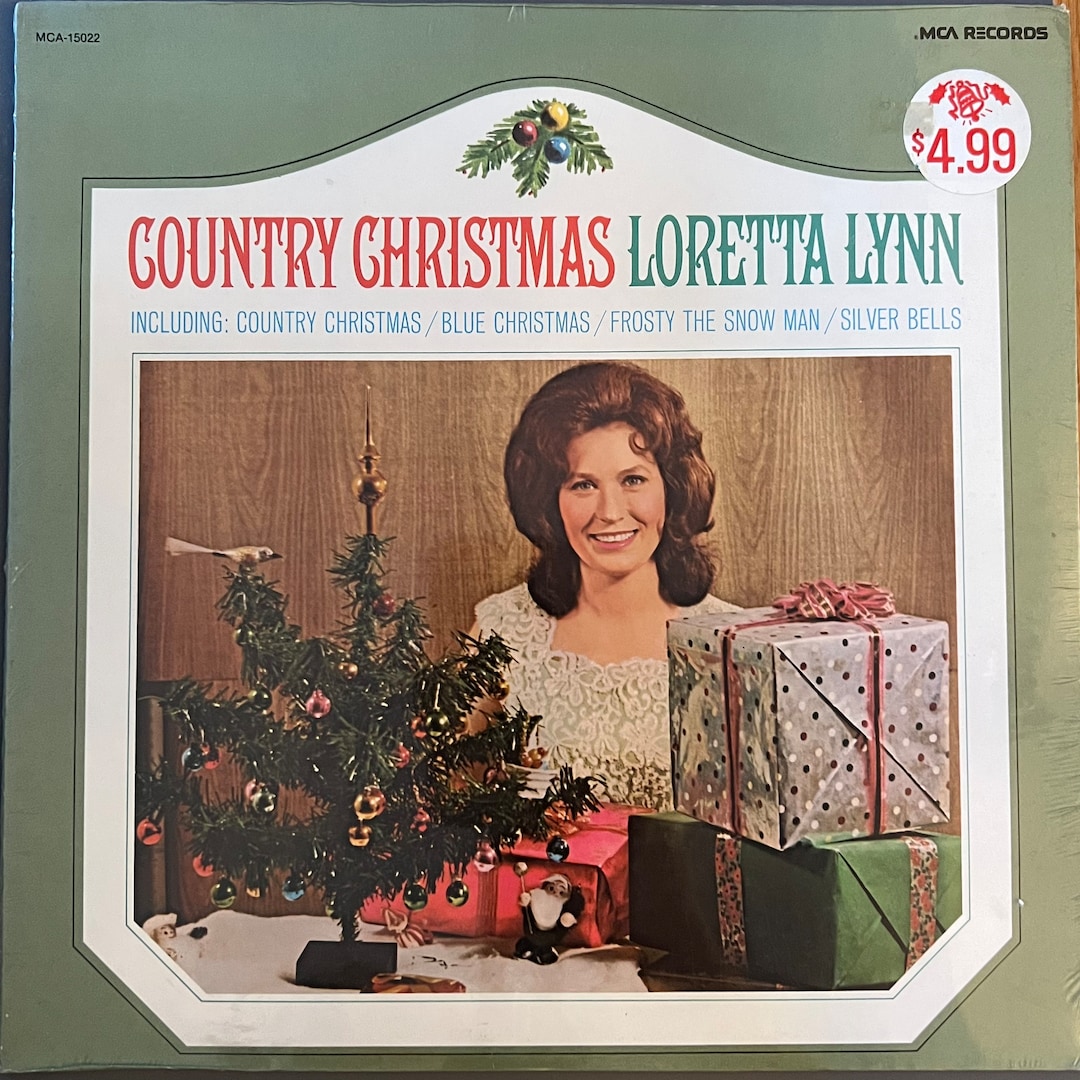 Vintage 70s LORETTA LYNN Country Christmas Record Album Classic Vinyl ...
