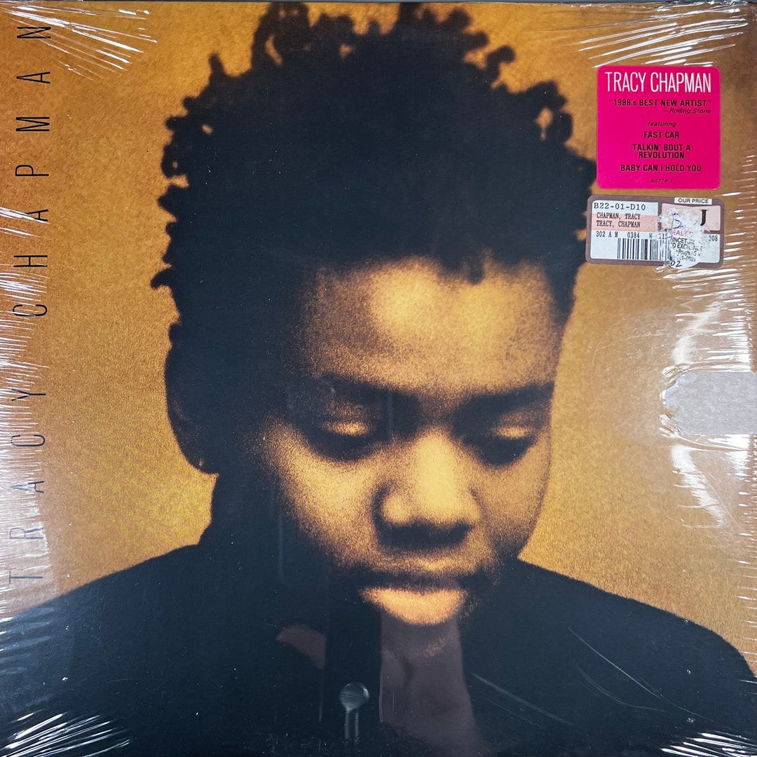 Original SEALED '88 Vinyl TRACY CHAPMAN Self Titled Debut Record Album 80s Folk Rock Fast Car ...