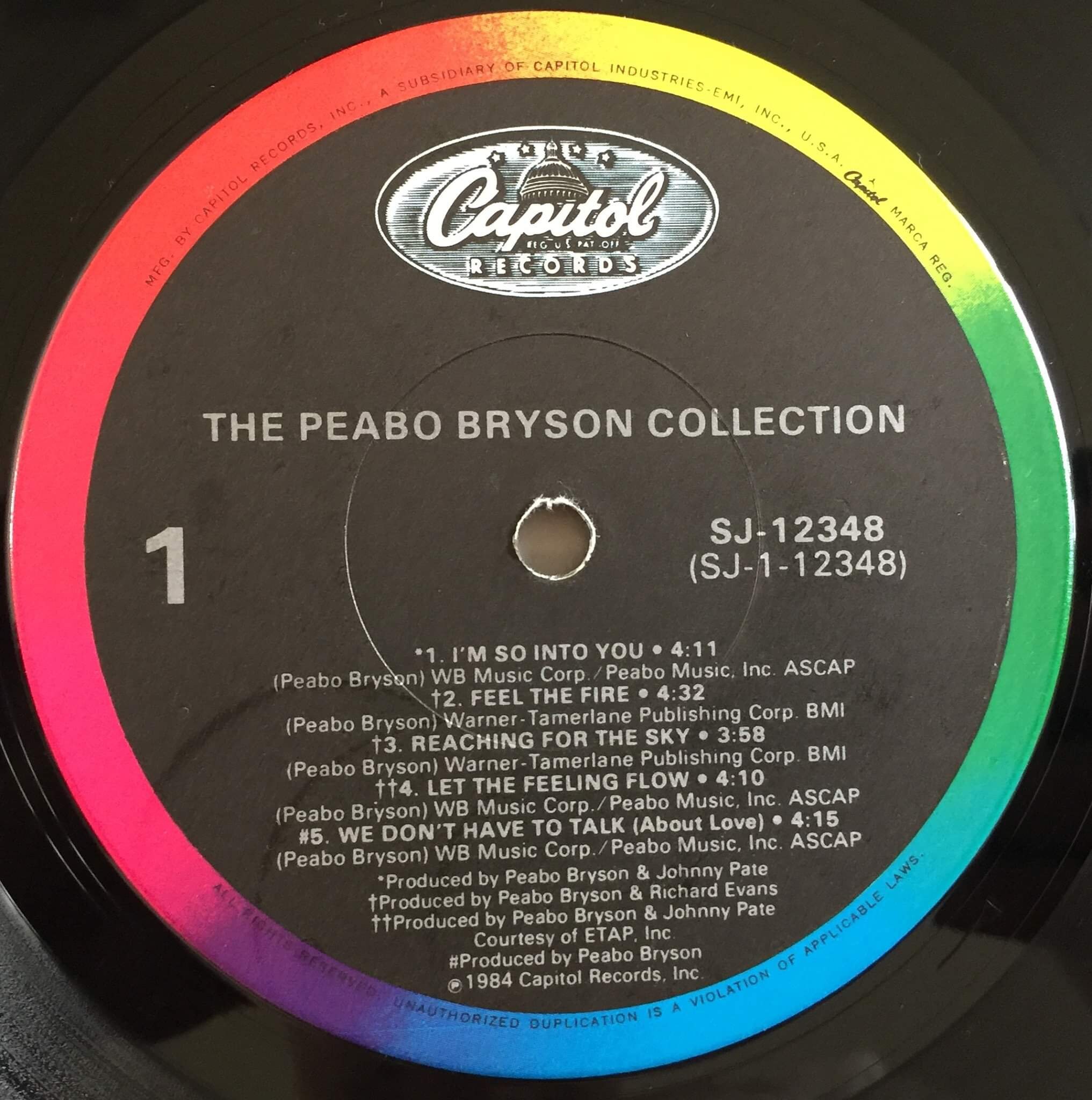 Vintage '84 Smooth Soul Vinyl PEABO BRYSON Collection - Etsy