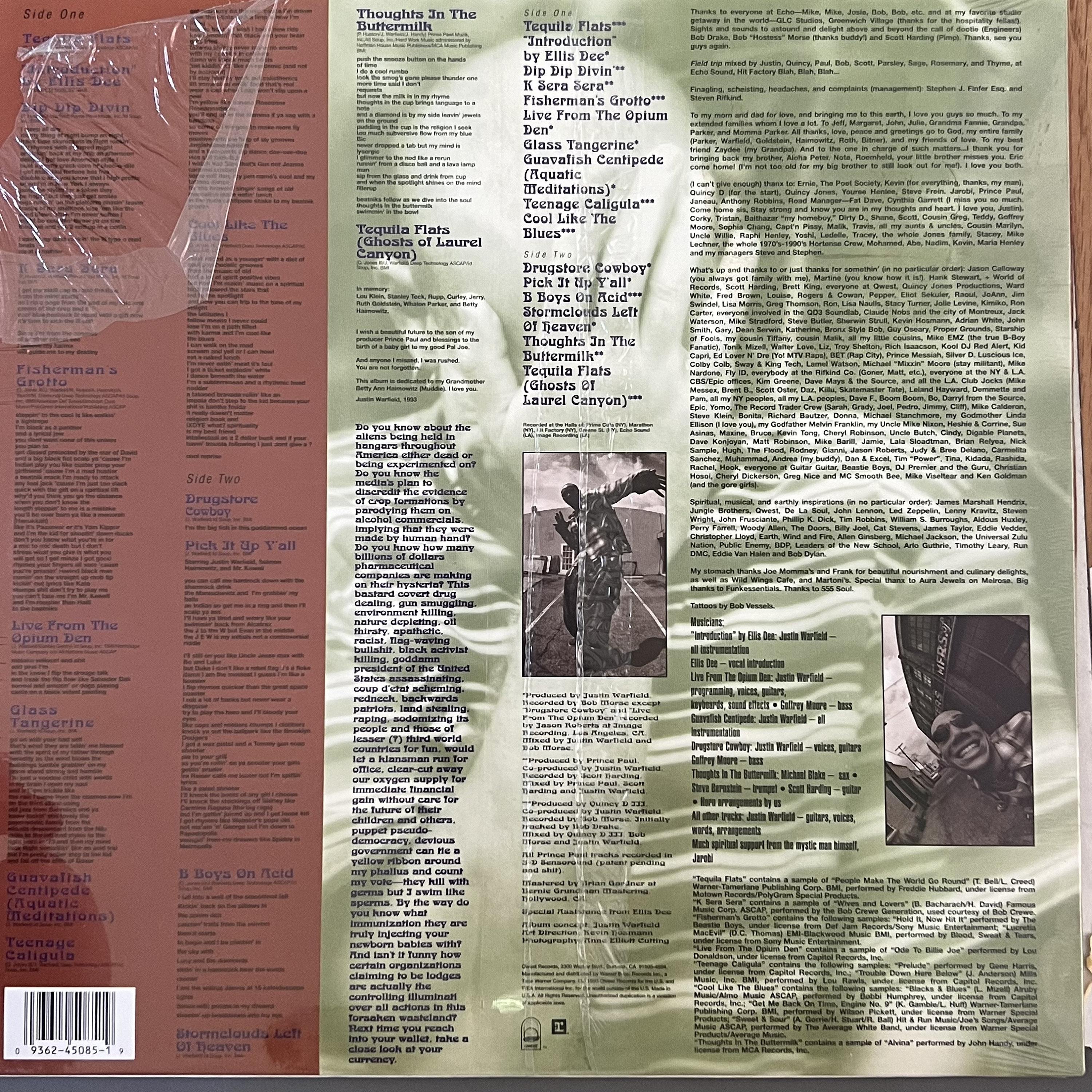 Original '90 Conscious Hip Hop Vinyl JUSTIN WARFIELD My - Etsy