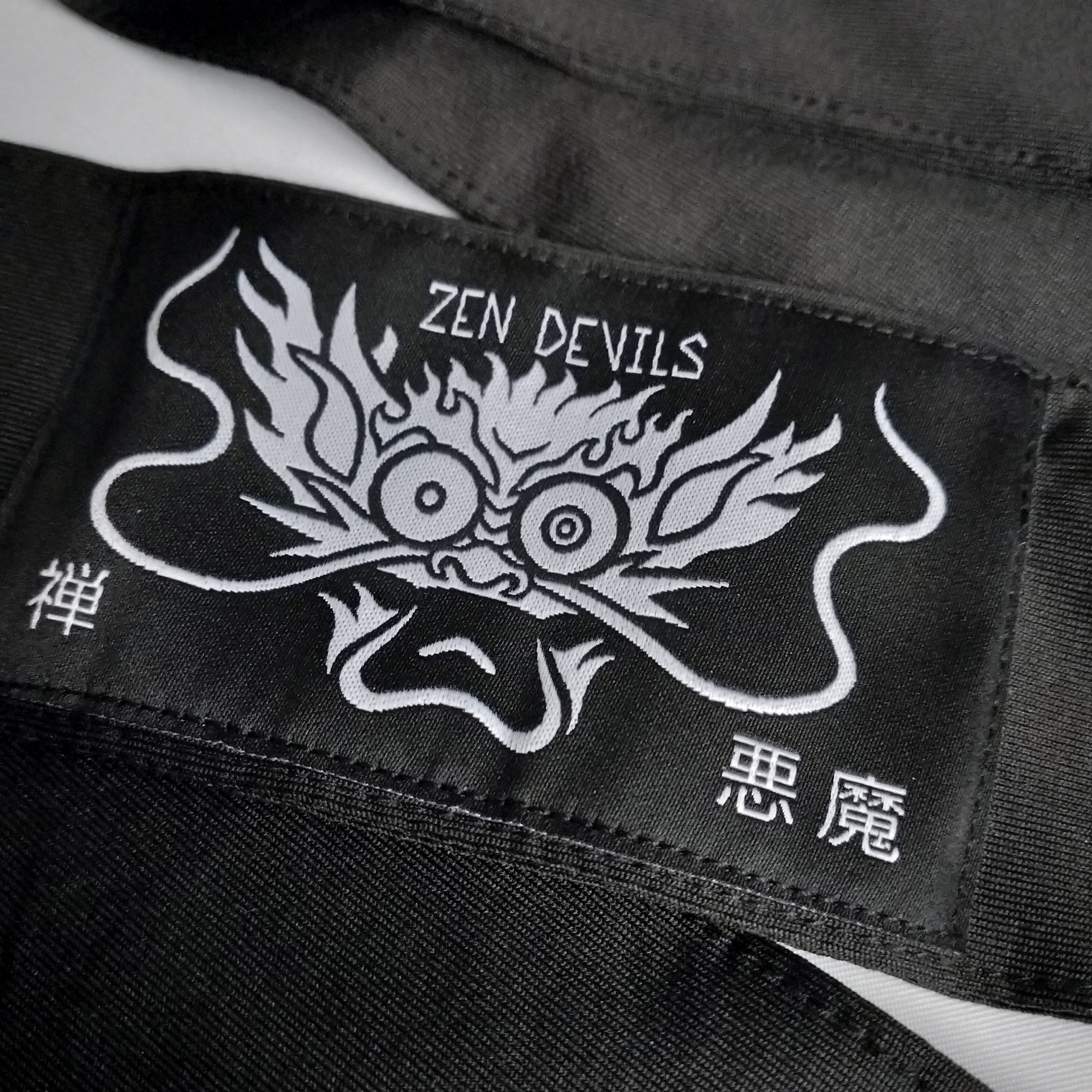 Zen Devils - the Furious Dragon Headband Kanji Darkwear Techwear ...