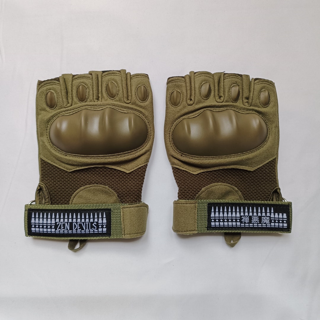 Zen Devils - the Machine Gun Gloves [army Green] Techwear Warcore ...