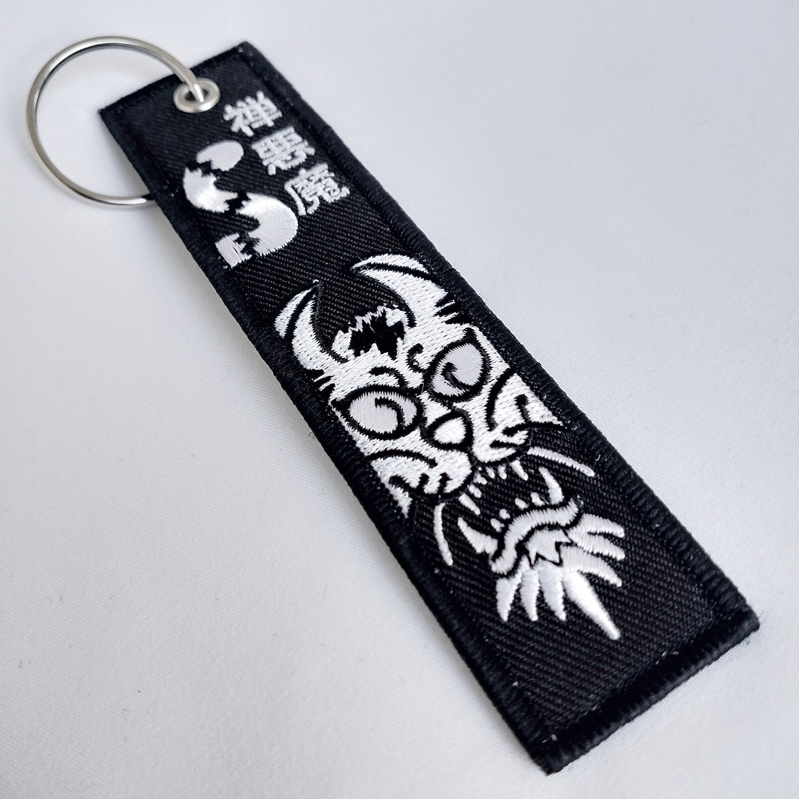 Zen Devils the Tiger / Demon Embroidered Keychain Kunai - Etsy