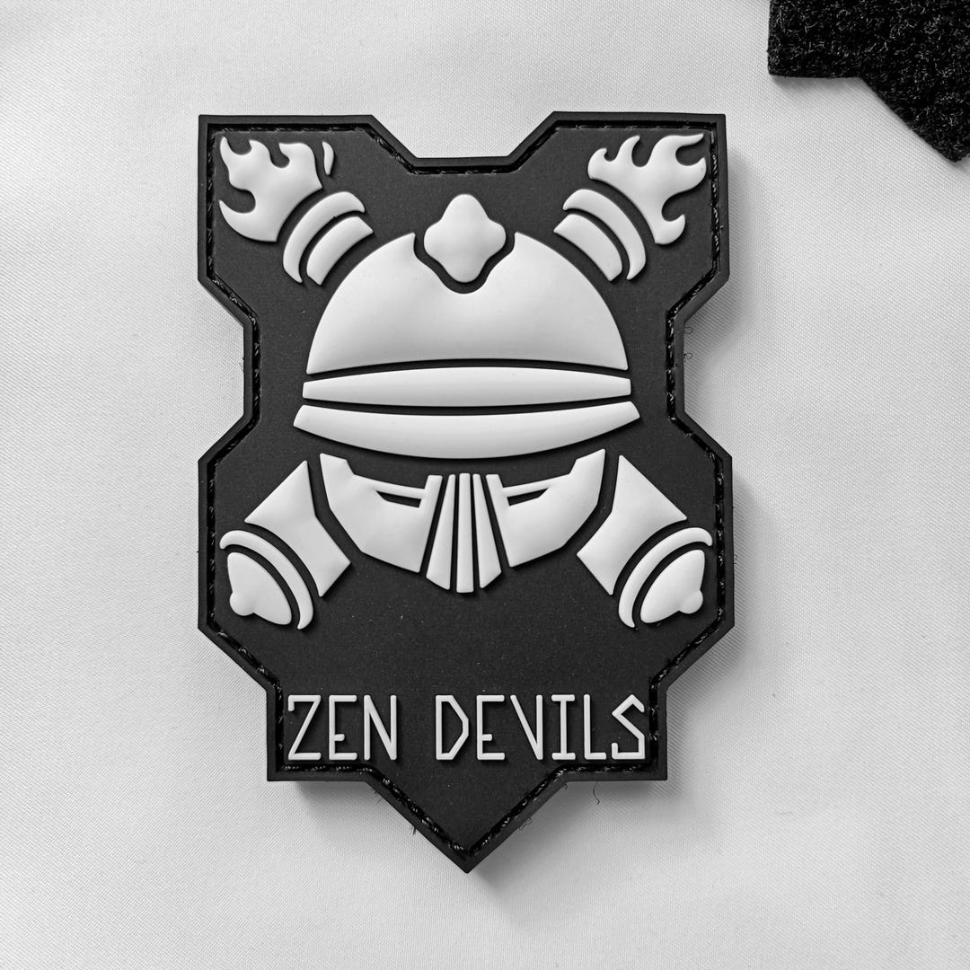Zen Devils - the Trench Armor Glow-in-the-dark Velcro Patch Morale ...
