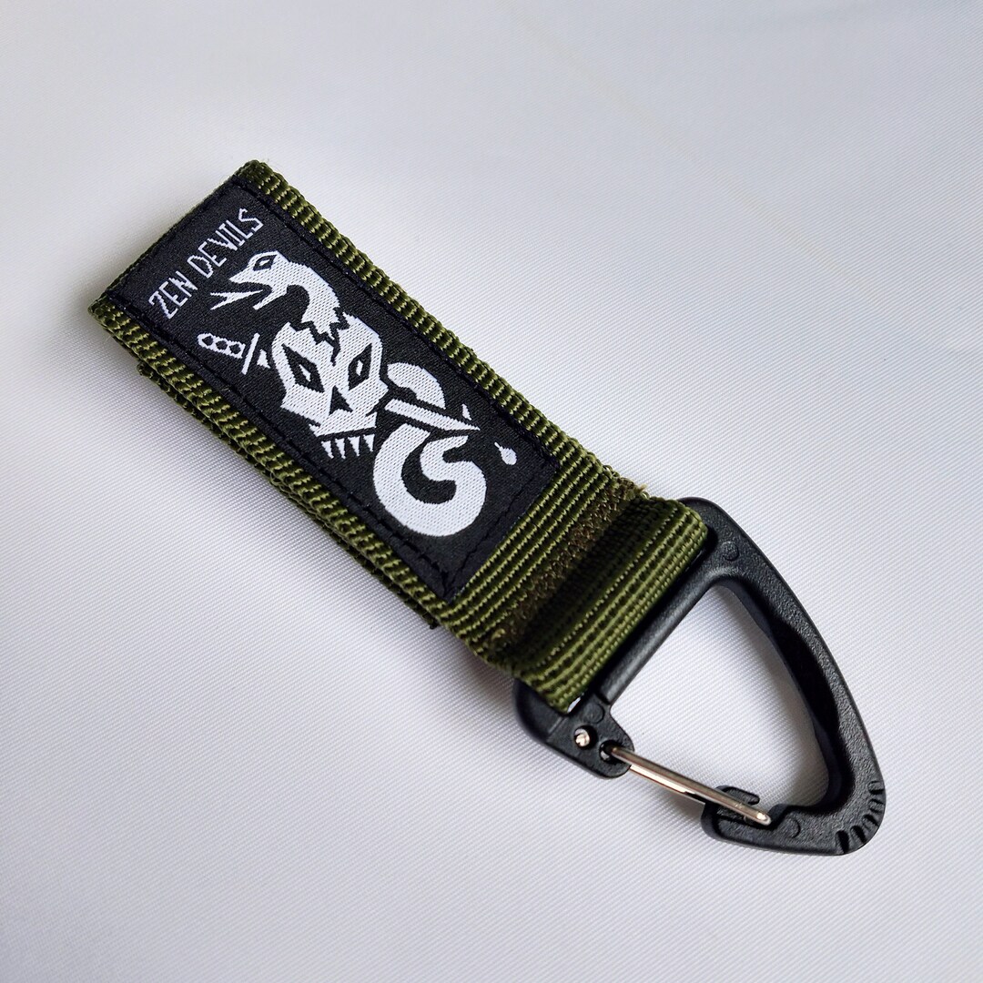 Zen Devils - the Death Tactical Molle Keychain (army Green) Skull ...