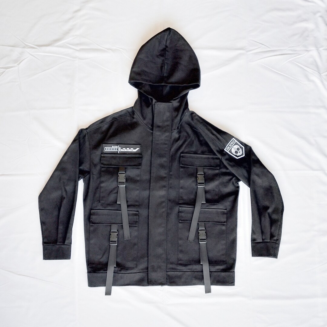 Zen Devils - the Black Mass Hooded Tech Jacket Techwear Coat Tactical ...