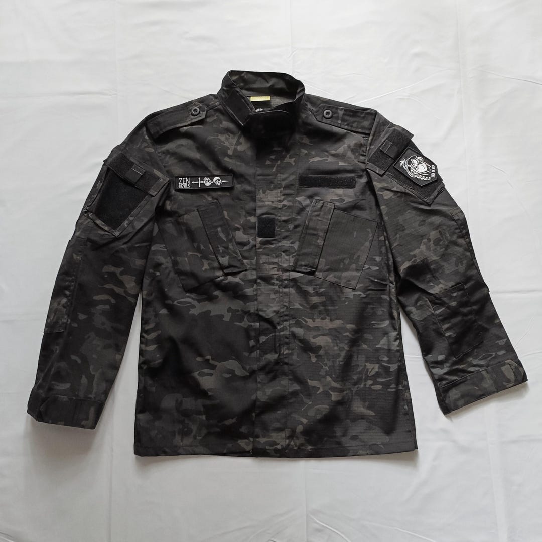 Zen Devils - the Combat Uniform Shirt [dark Multicam] ACU Tactical Top ...