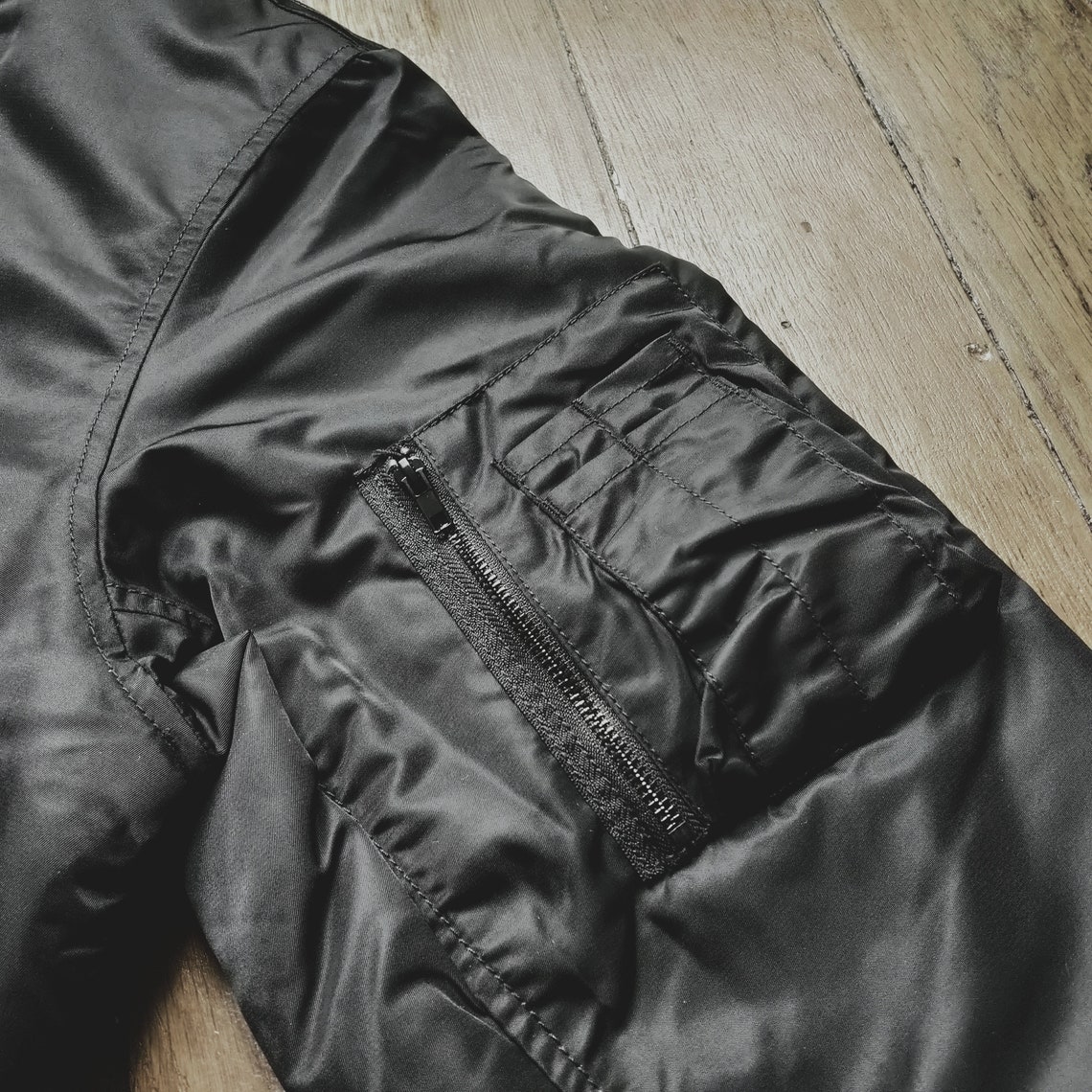 Zen Devils the Wolf Bomber Jacket Embroidered Skull | Etsy