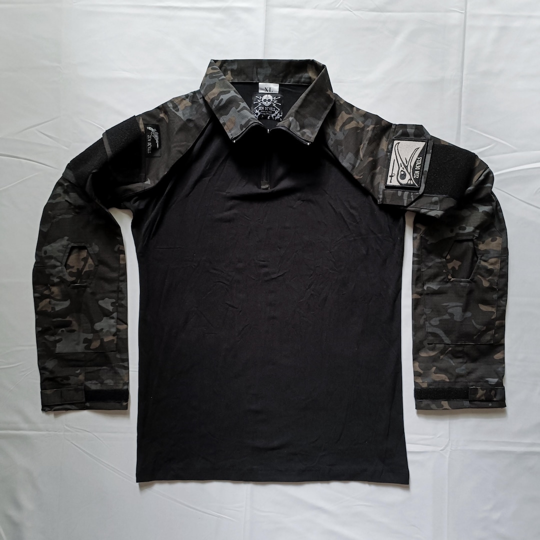 Zen Devils - the Under Body Armor Combat Shirt UBACS [dark Multicam] Tactical Top Techwear ...