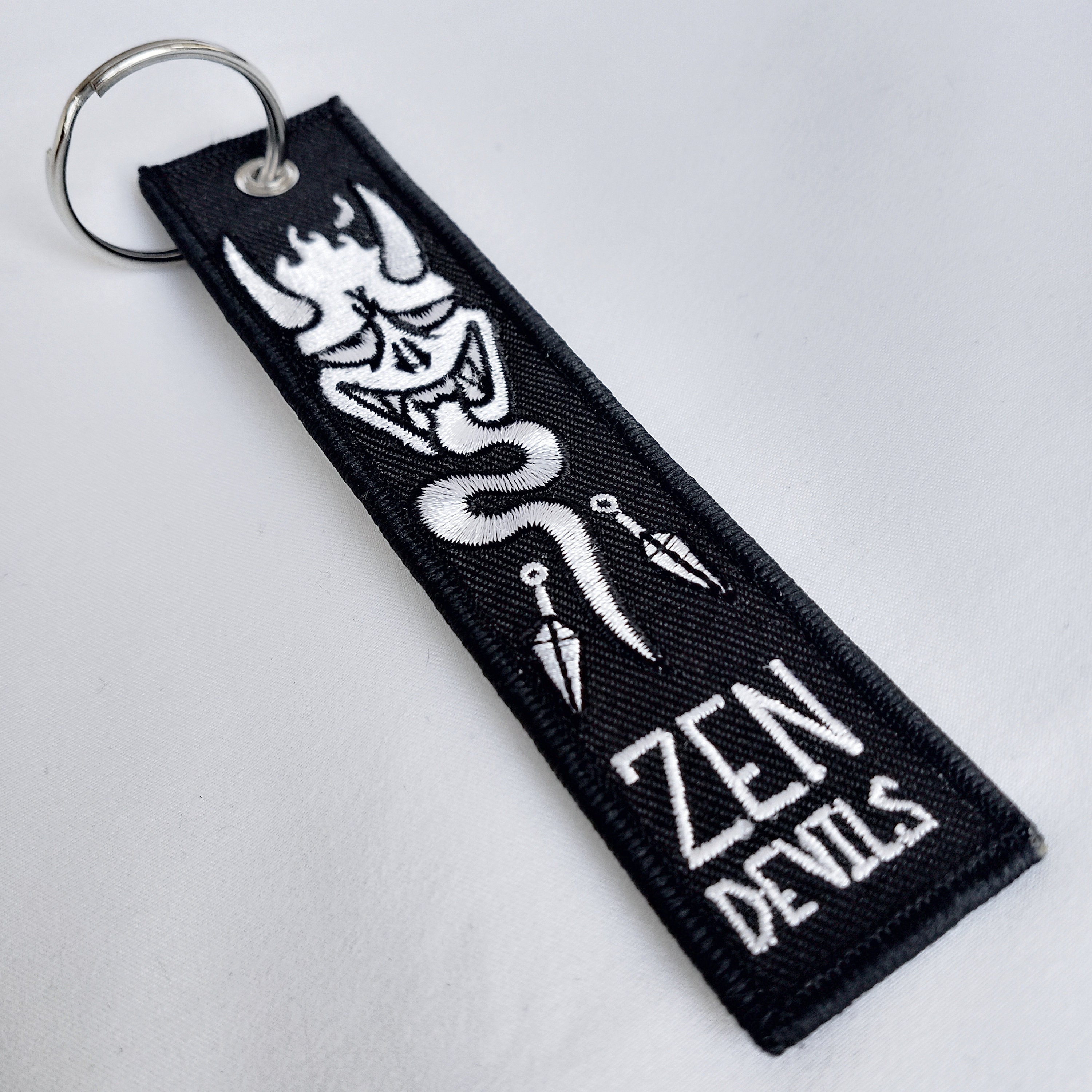 Zen Devils the Tiger / Demon Embroidered Keychain Kunai - Etsy