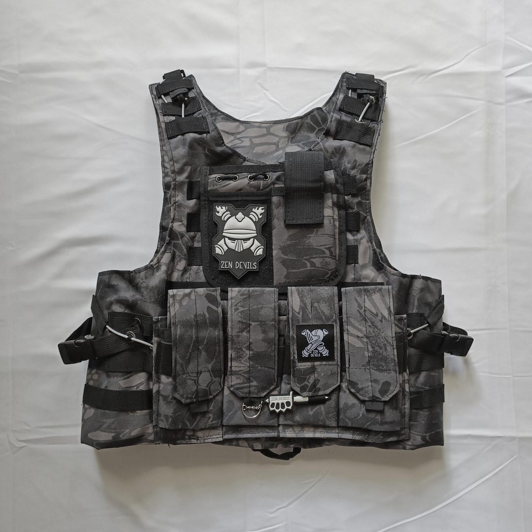 Zen Devils - the Trench Tactical Vest [black Python] Plate Carrier ...