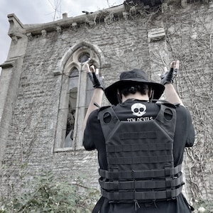 Zen Devils - the Ghost Tactical Vest (black) Plate Carrier Techwear ...