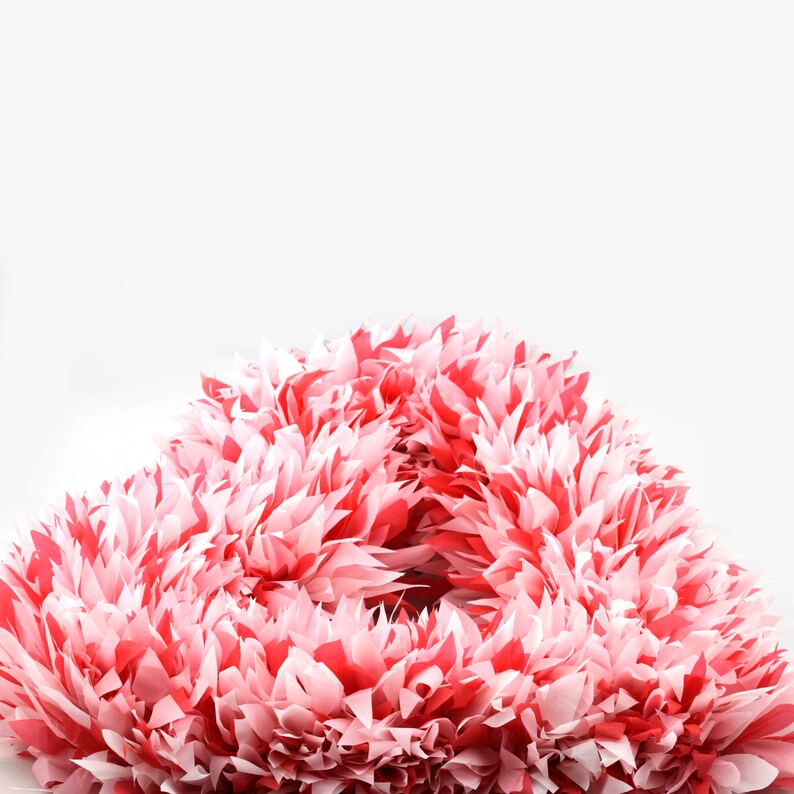 Heart Confetti Wreath - Etsy