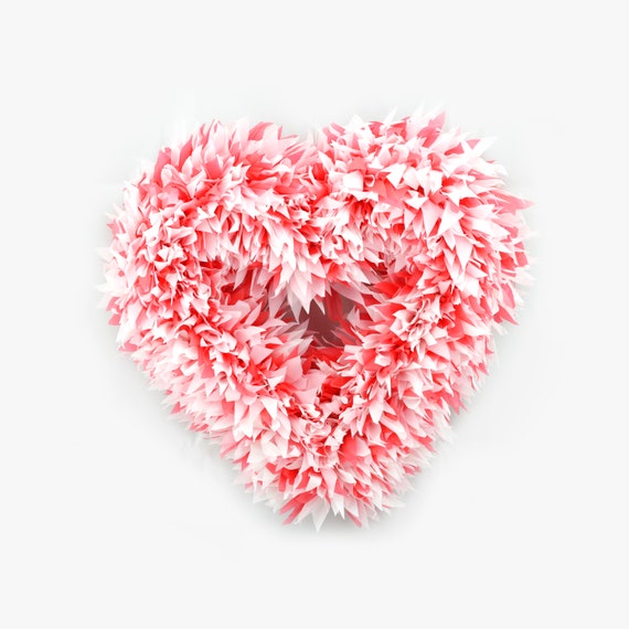 Heart Confetti Wreath - Etsy