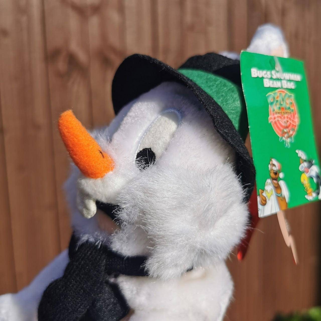 Vintage Looney Tunes Snowman Bugs Bunny Bean Bag Beanie Plush - Etsy ...