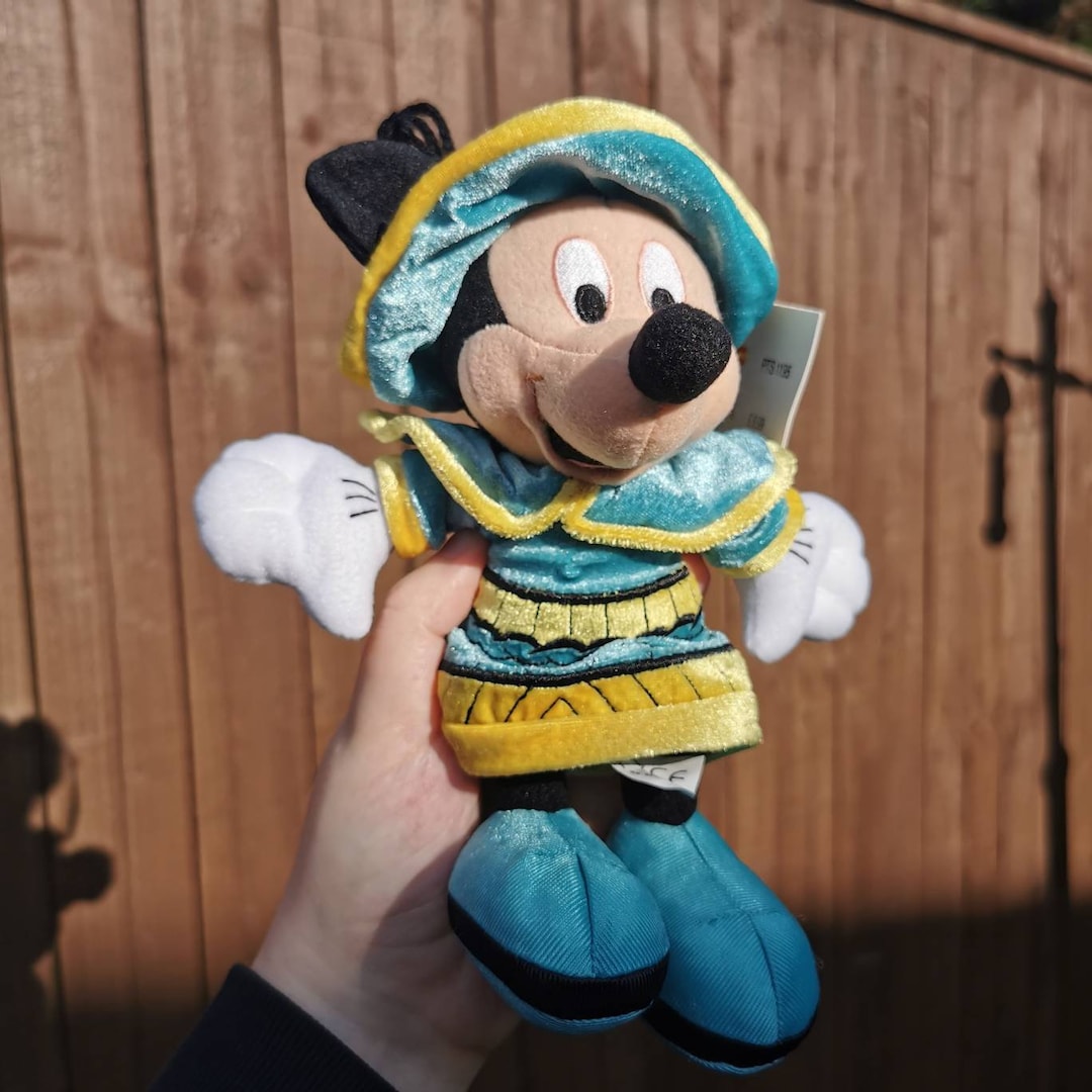 Vintage Disney Mickey Mouse Mini Bean Bag Beanie Plush Soft Toy Teddy ...
