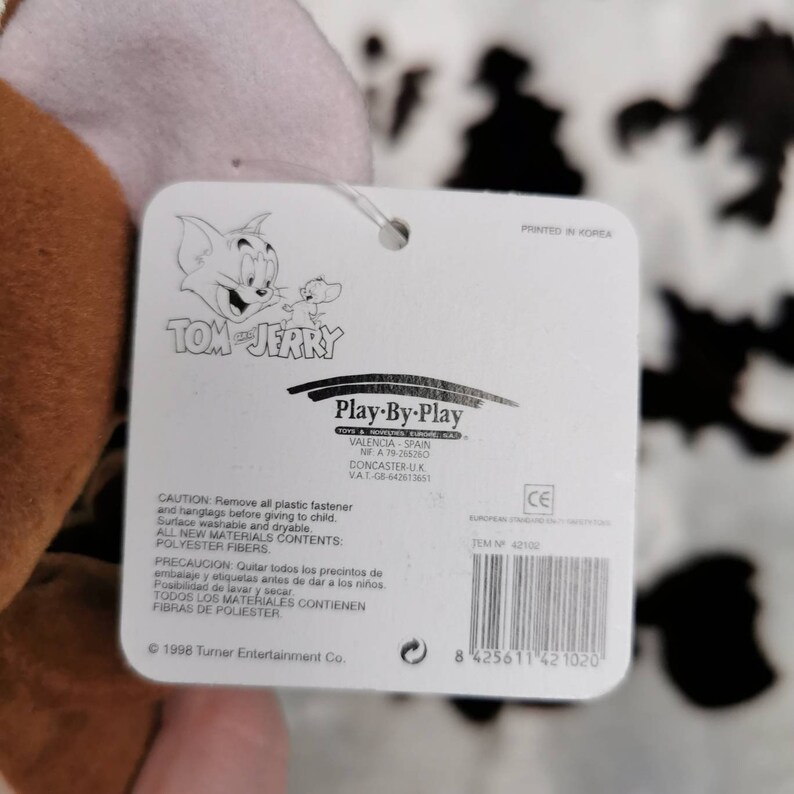 Vintage Jerry From Tom and Jerry Plush Bean Bag Soft Toy RARE - Etsy