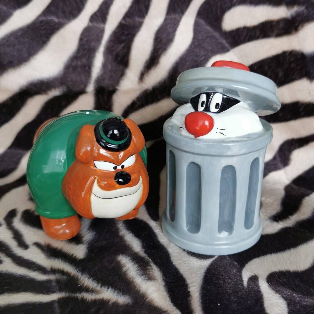 Vintage Warner Brothers Looney Tunes Sylvester the Cat and Hector the ...