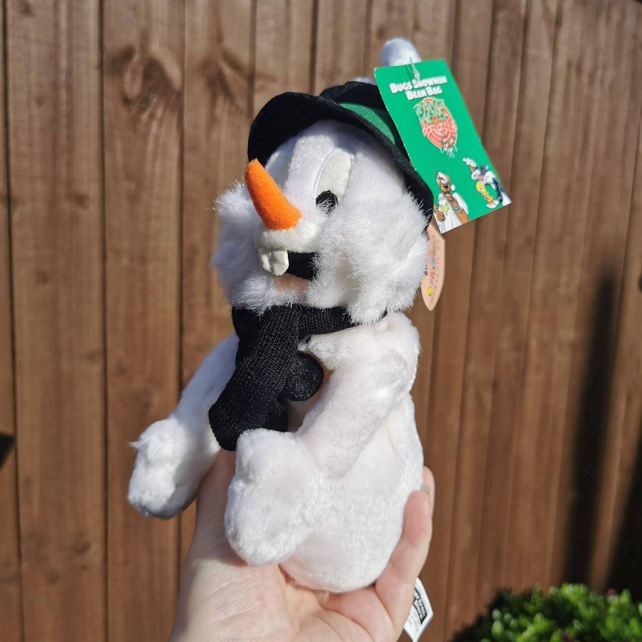 Vintage Looney Tunes Snowman Bugs Bunny Bean Bag Beanie Plush - Etsy ...