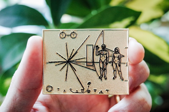 Space Probe On Plaques