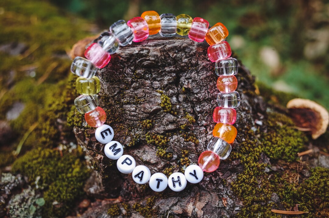 EMPATHY Recovery Kandi Friendship Pony Bead Bracelet, 90s Aesthetic ...