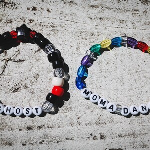 2-pack: GHOST & MOMA DANCE Phriendship Kandi Bracelets, Vintage 90s ...