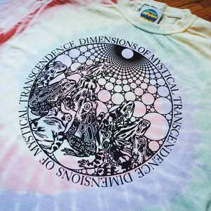 Psychedelic Toads Tie-dye T-shirt, Screenprinted Sonoran Desert Toad ...
