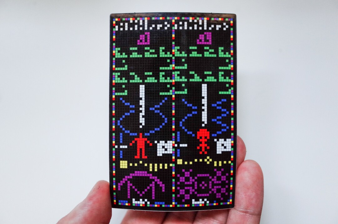 Arecibo Message Alien Sticker Art, Active SETI, Extraterrestrial UFO ...
