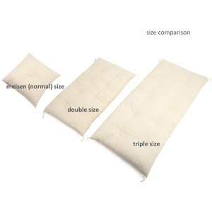 Cushion Inner and Cover, Triple Length Zabuton, Naga (long) Zabuton ...