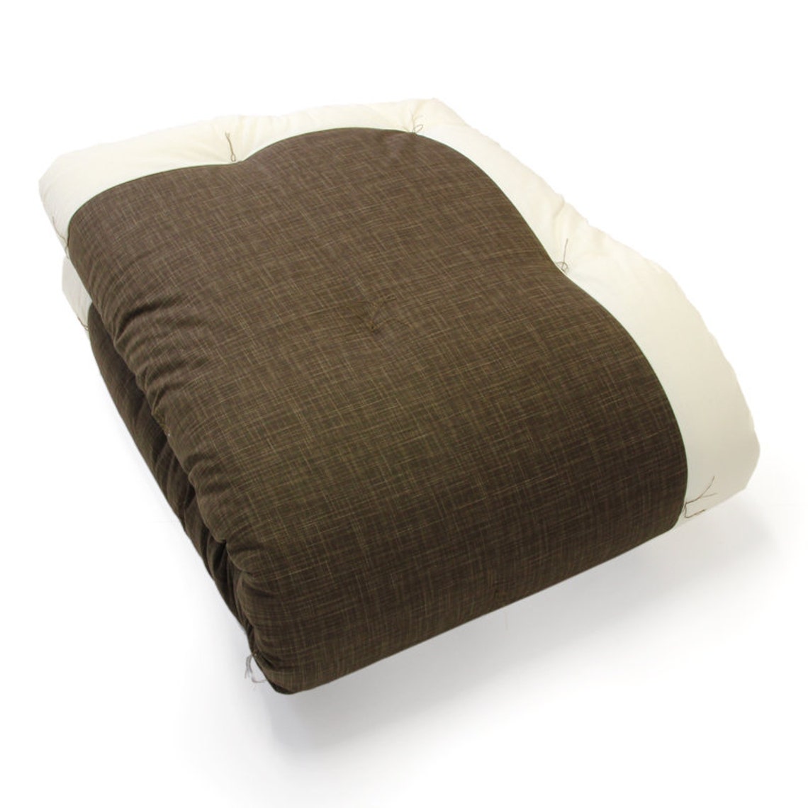 Handmade Japanese Kake Futon Quilt, Organic Cotton, Brown - Etsy