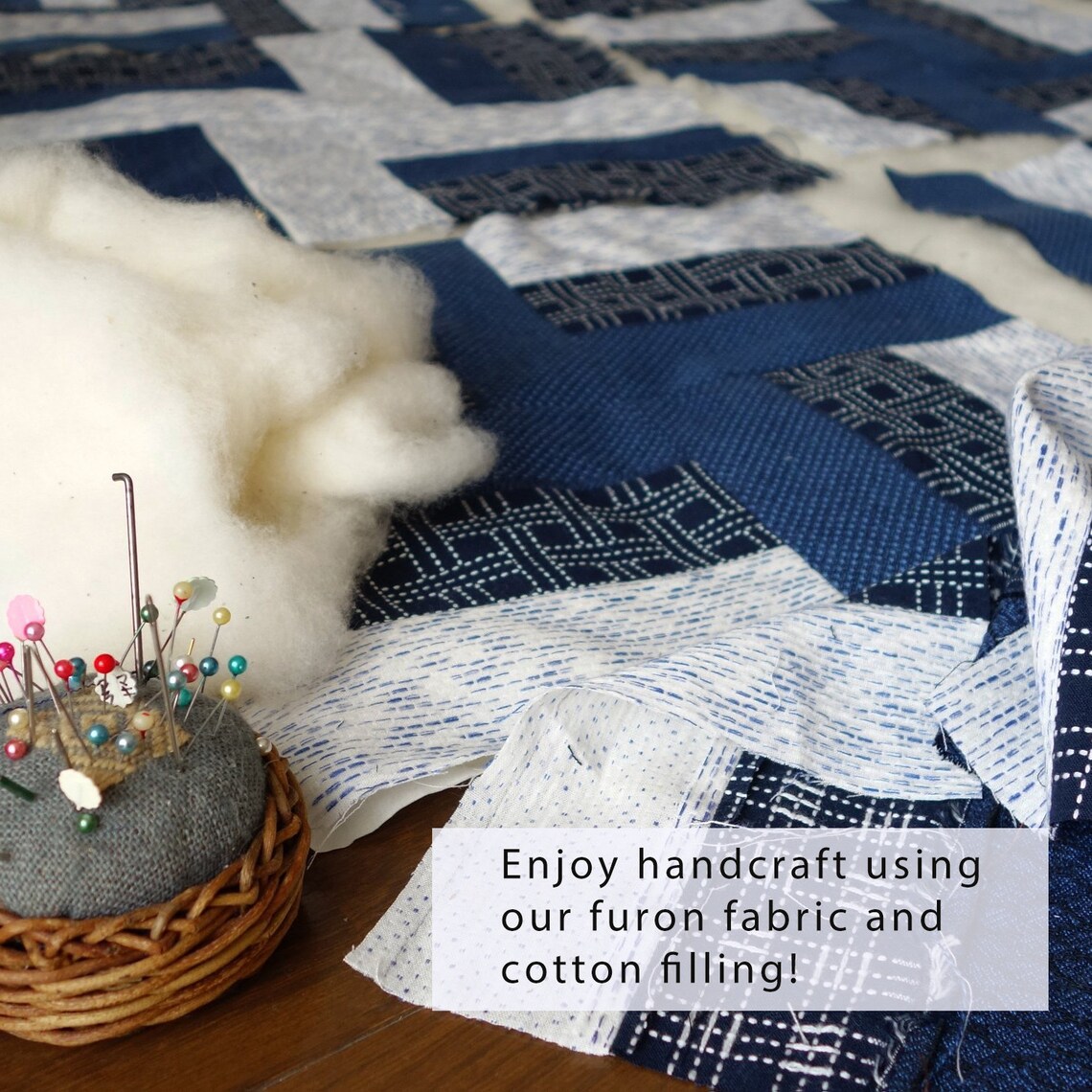 10 Precut Futon Fabric Pieces for Your Hand Craft Sakura | Etsy