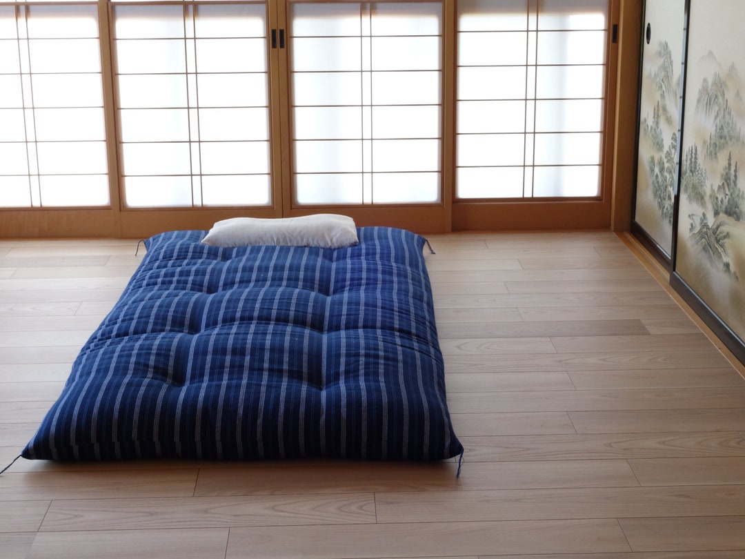 Japanese Futon, Shikibuton, Shiki Futon, Organic Cotton Filling, Hand ...
